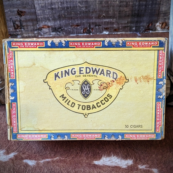 King Edwards the Seventh Cigar Box | Storage & Organization | 93s King ...
